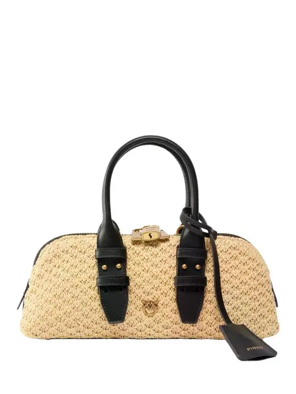 Pinko Padlock Tote Bag - Neutrals