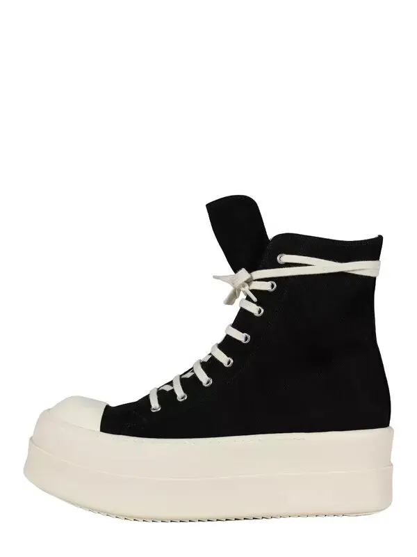 Rick Owens Mega Bumper High-top Sneakers - Black