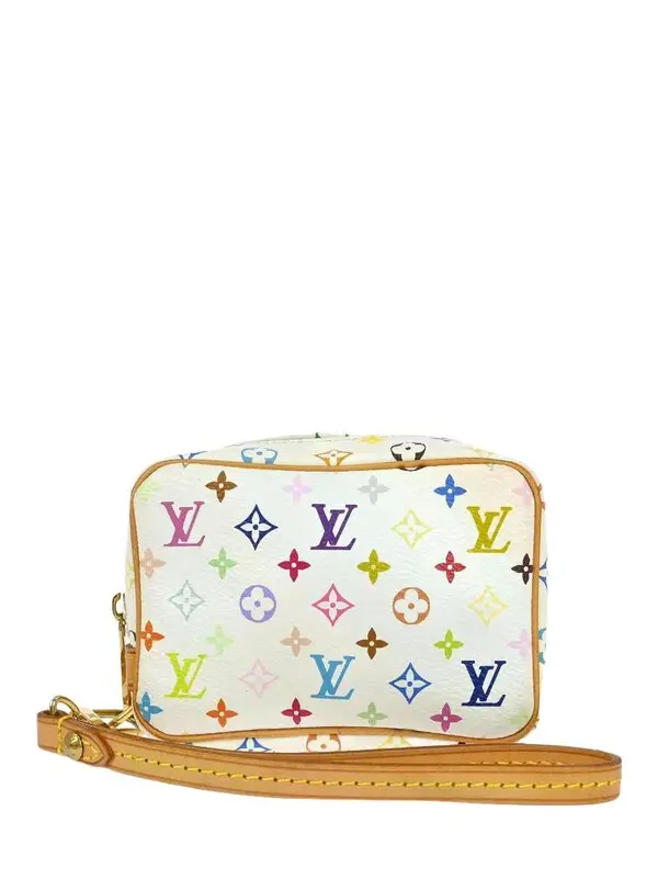 LOUIS VUITTON 2005 Multicolour Pouch - White
