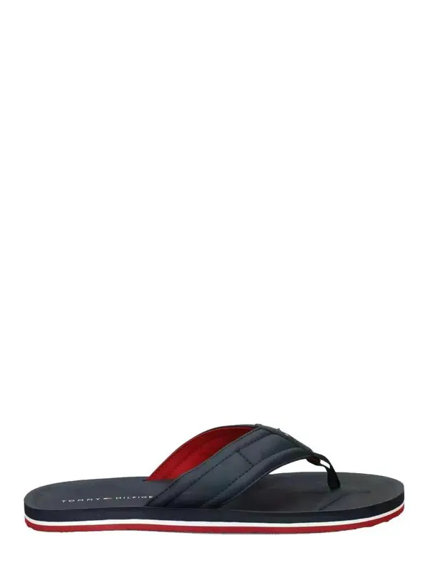 Tommy Hilfiger Padded Strap Slides - Blue