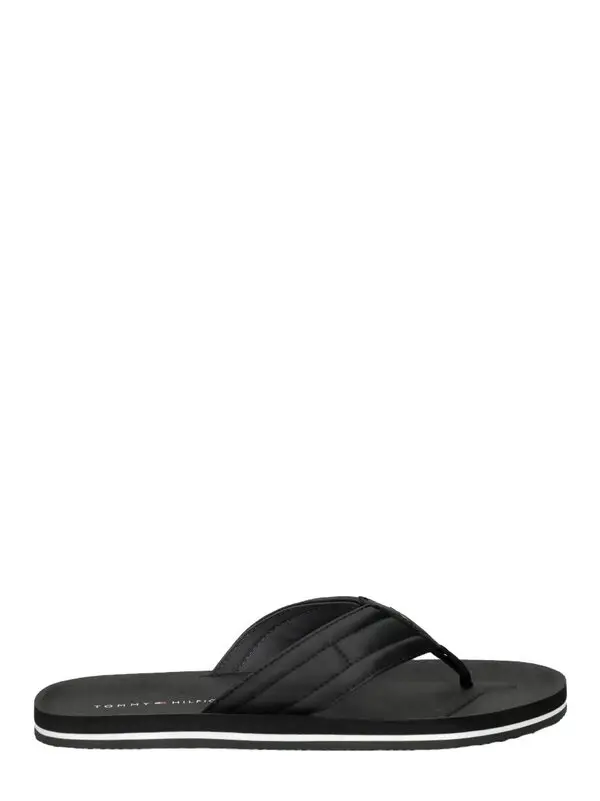 Tommy Hilfiger Padded Slides - Black