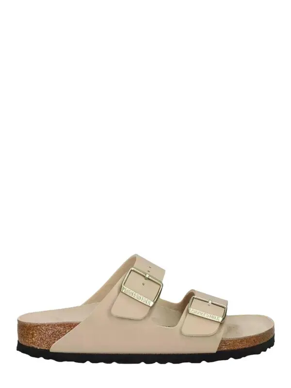 BIRKENSTOCK Arizona Buckle-strap Slides - Neutrals