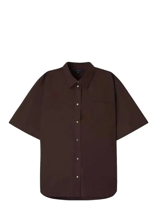 Soeur Bobbie Short-sleeve Shirt - Brown