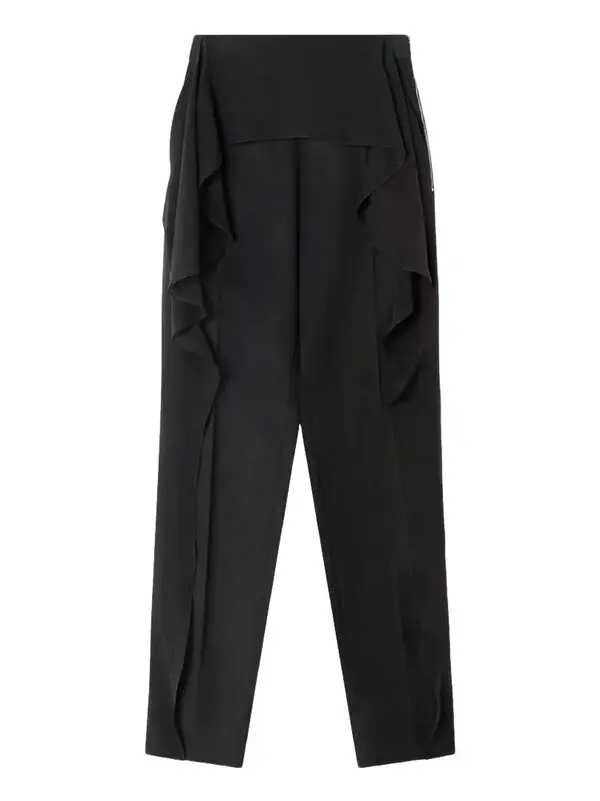 LANVIN Ruffle Detail Trousers - Black