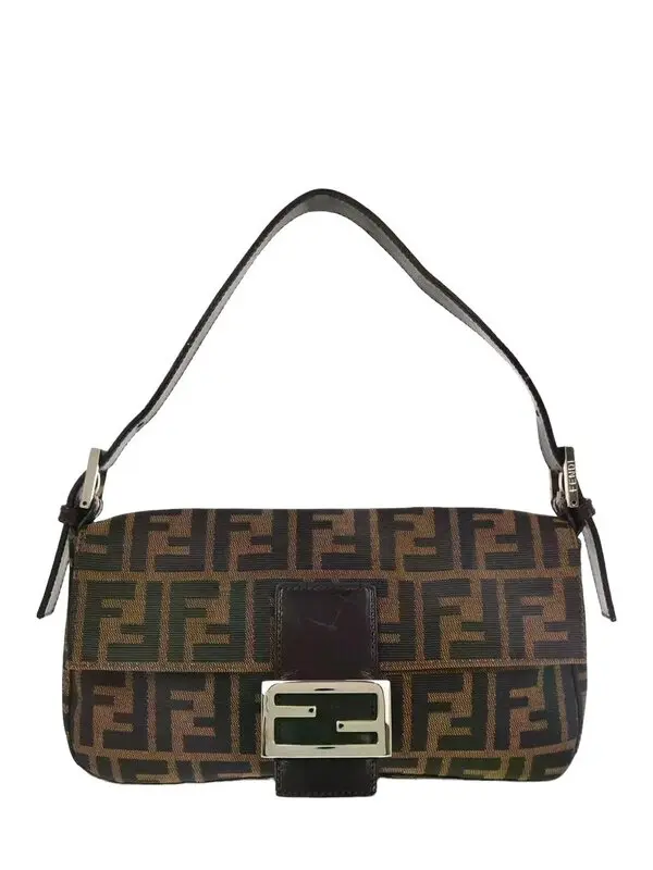 Fendi 2000 Ff-motif Baguette Tote - Brown