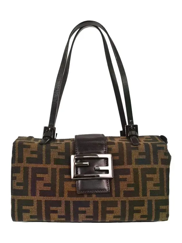 Fendi Zucca-monogram Shoulder Bag - Brown
