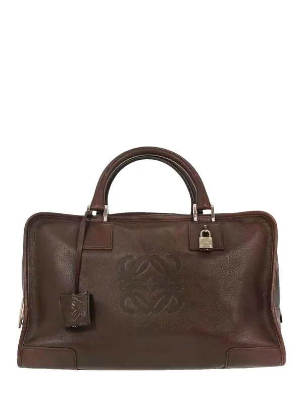 Loewe 2006 Amazona 36 Leather Handbag - Brown