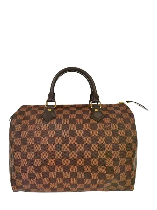 LOUIS VUITTON 2015 Speedy 30 Tote - Brown