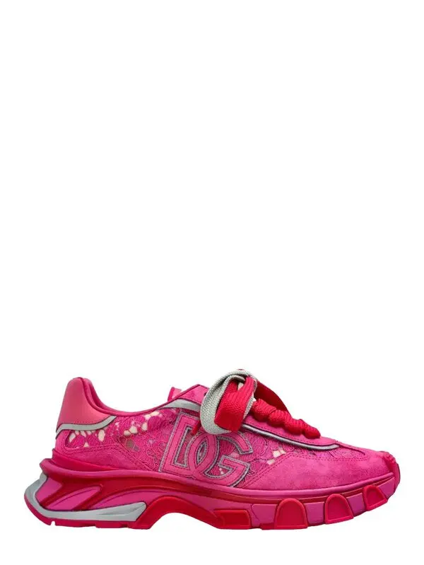 Dolce & Gabbana Country Road Logo Sneakers - Pink