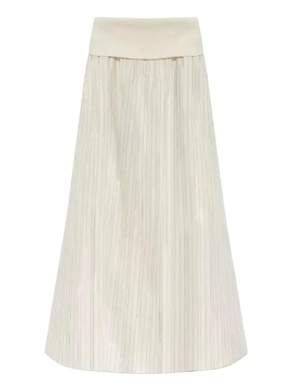 SAMSOE SAMSOE Sathea Striped Maxi Skirt - Neutrals