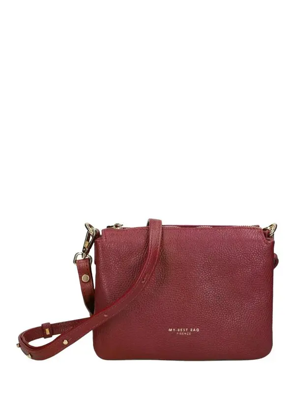 MY BEST BAG FIRENZE Leather Cross Body Bag - Red