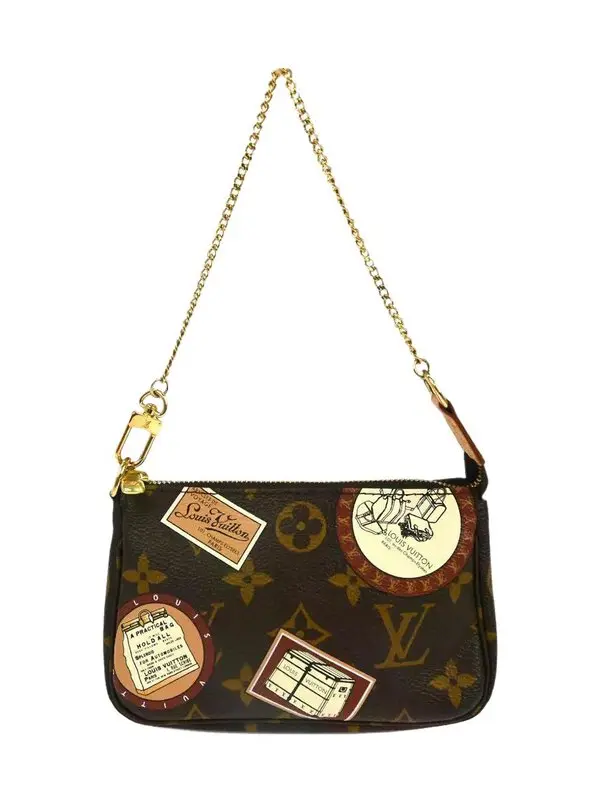 LOUIS VUITTON 2009 Mini Pochette Accessoires - Brown