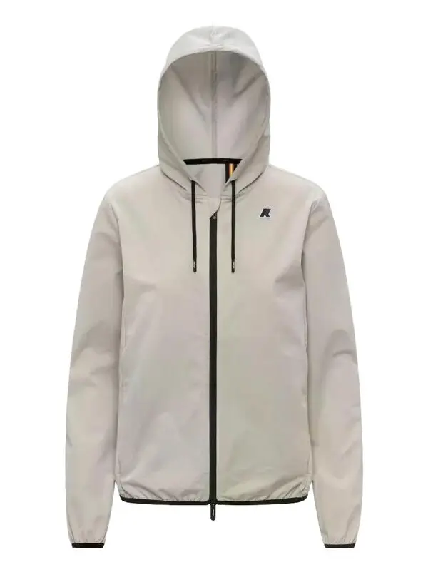 K-WAY Journeer Zip-up Hoodie - Neutrals