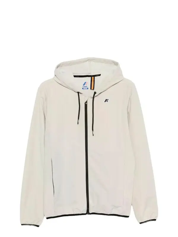 K-WAY Journeer Zip-up Hoodie - Neutrals