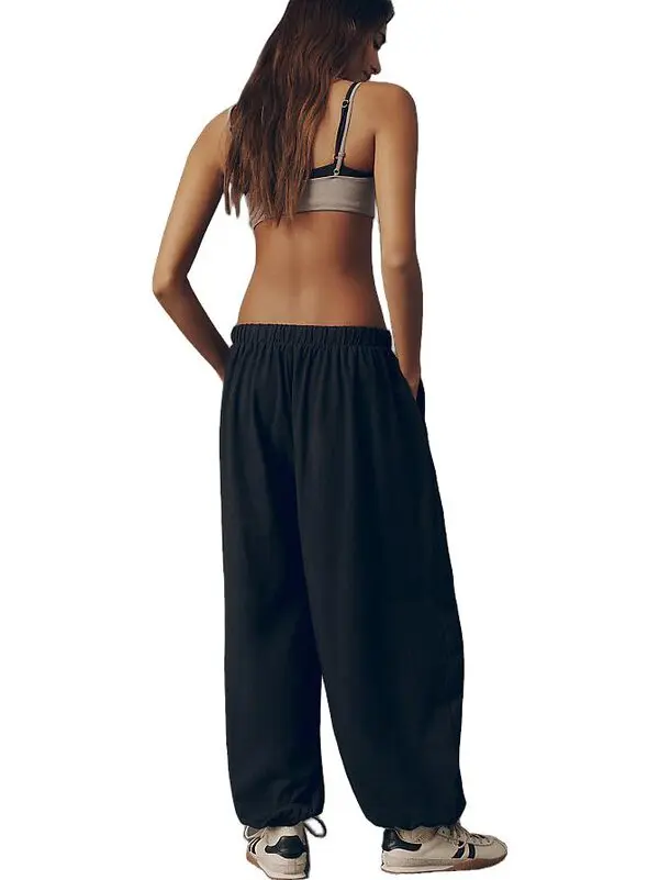 DAILY PRACTICE BY ANTHROPOLOGIE Knit Balloon Pants - Black Onyx