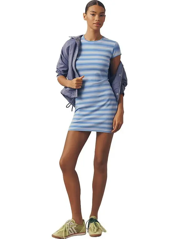 Beach Riot Freja Mini Dress - Blue Stripe
