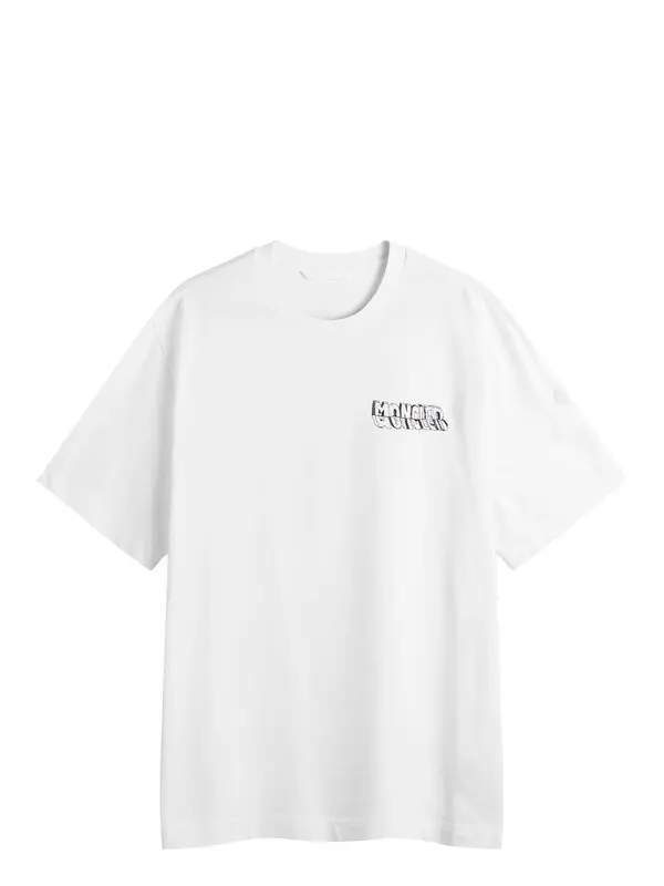 Moncler Back Graphic T-shirt - White