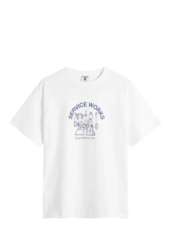 SERVICE WORKS Soup For The Soul T-shirt - White