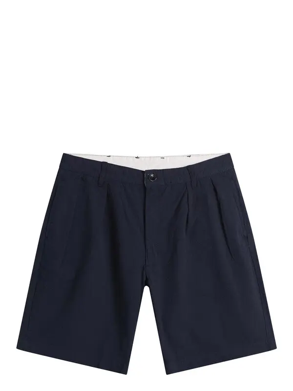 SERVICE WORKS Seersucker Part Timer Shorts - Dark Navy
