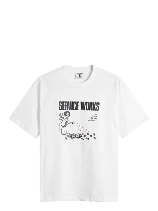 SERVICE WORKS Garden T-shirt - White