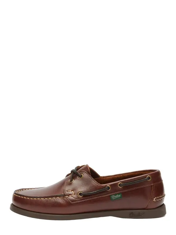 Paraboot Barth Leather Boat Shoe - America