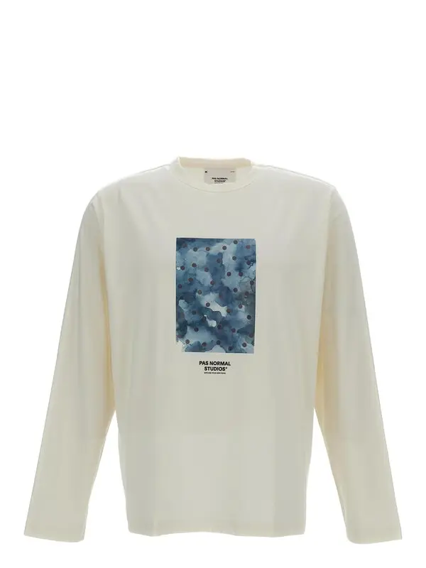 PAS NORMAL STUDIOS Long-sleeved Shirt Off-race - White