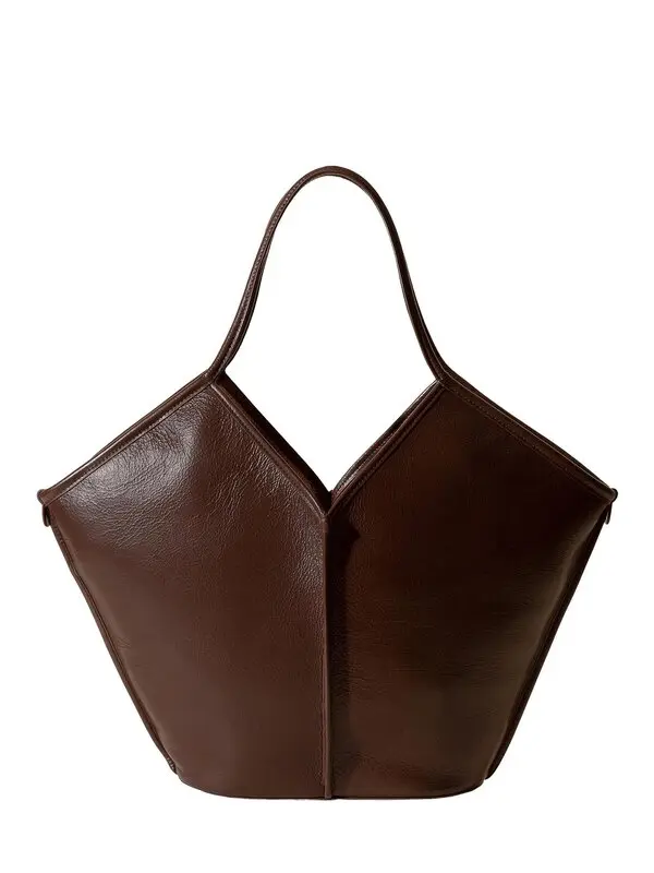 Hereu Calella Leather Tote Bag - Brown