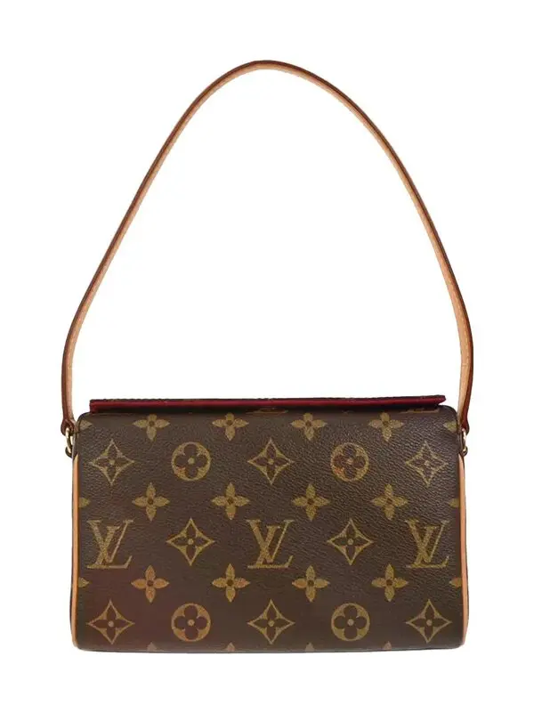 LOUIS VUITTON 2002 Monogram Recital Handbag - Brown