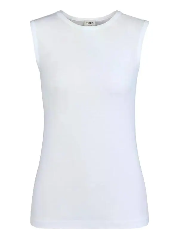 TOD'S Sleeveless Top - White