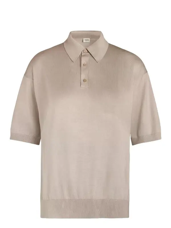 TOD'S Button-fastening Polo Shirt - Brown