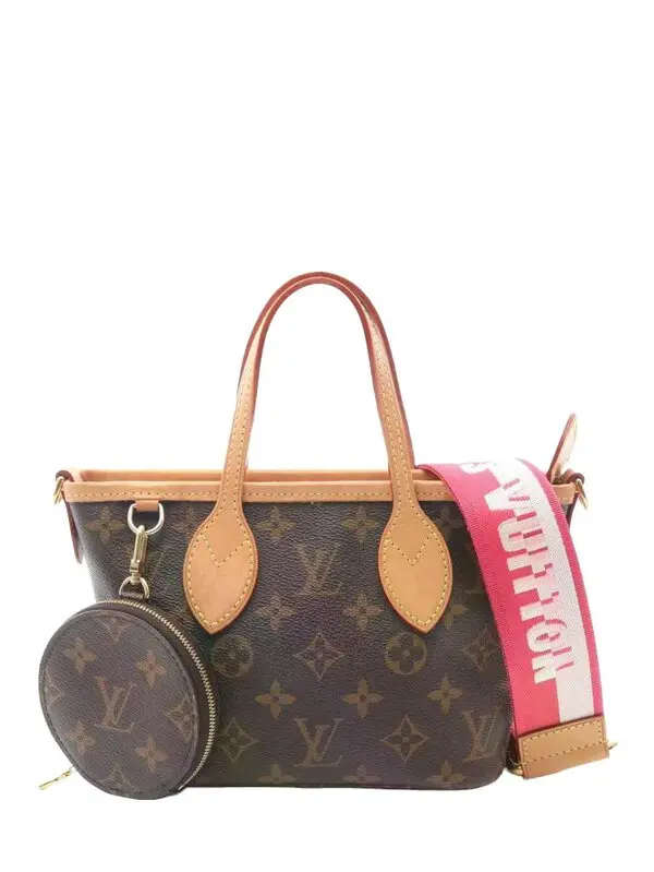 LOUIS VUITTON Monogram Neverfull Bb Satchel - Brown