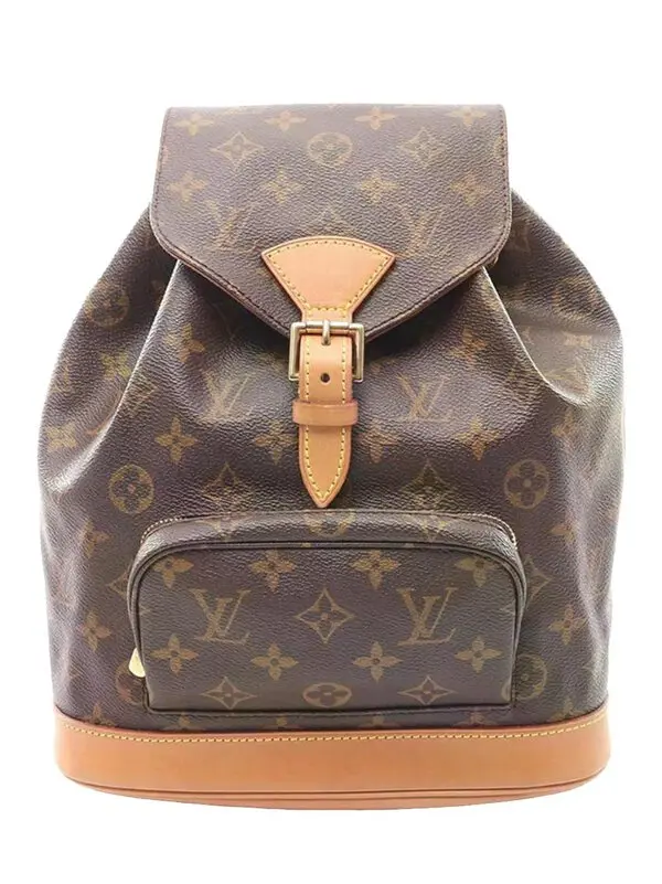 LOUIS VUITTON 1999 Monogram Montsouris Mm Backpack - Brown