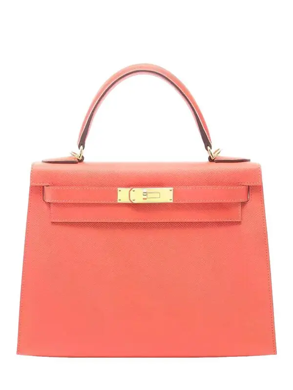 Hermès 2017 Epsom Kelly Ii Sellier 28 Handbag - Red