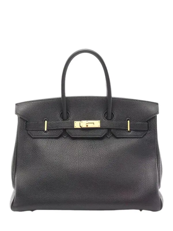 Hermès 2003 Togo Birkin 35 Handbag - Black