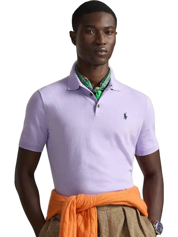 Ralph Lauren Cotton Polo Sweater - Powder Purple