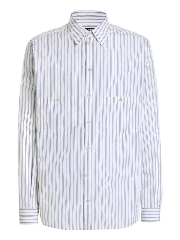 Dolce & Gabbana Striped Poplin Martini Shirt - Multicolor