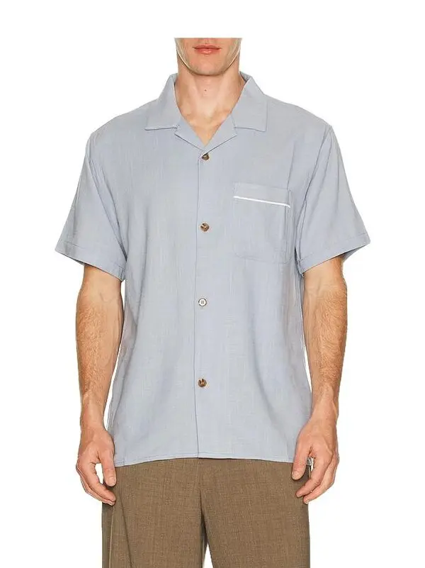 RHYTHM Daytona Shirt In . Also - Blue
