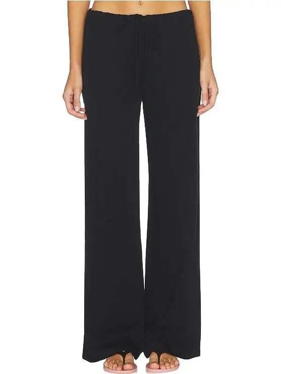 EB DENIM Wren Loose Pull On Pant - Black
