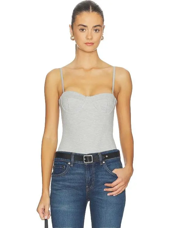 NIIHAI The Plunge Bodysuit - Grey