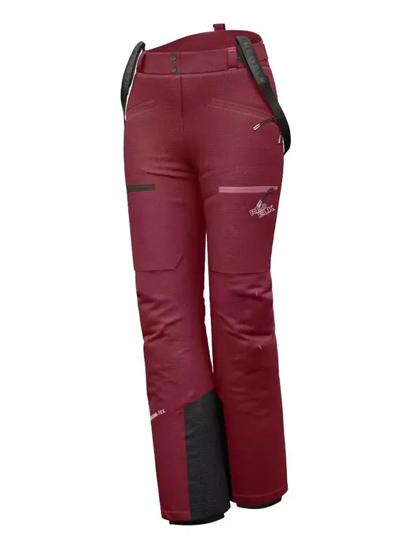 REDELK Ski Pants With Suspenders - Red