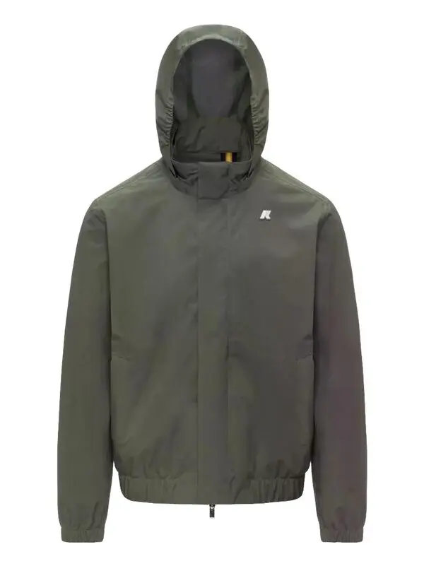 K-WAY Aurene Hooded Jacket - Green