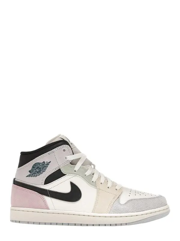 JORDAN 1 Mid Se Sneakers - Sail/iced Jade/anthracite