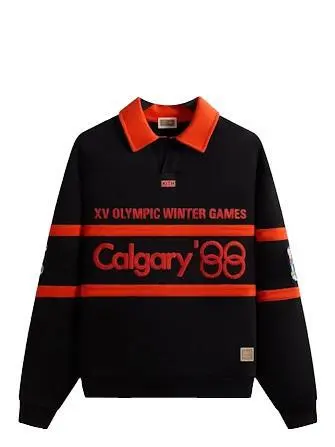Kith Olympics Heritage Calgary Vintage Nelson Rugby - Black