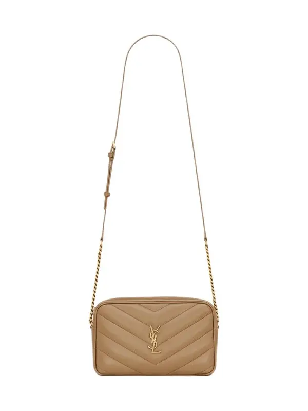 Saint Laurent Loulou Camera Bag - Natural Tan