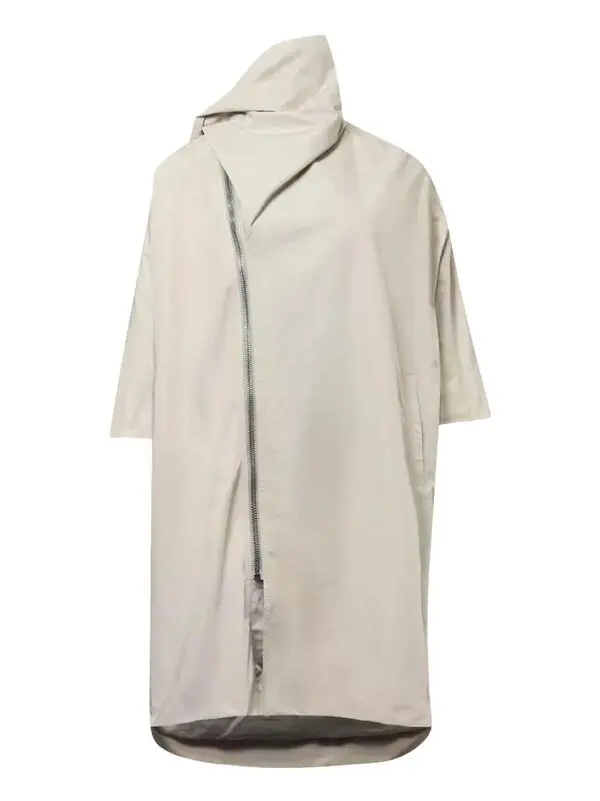 Rick Owens Sail Biker Coat - Neutrals