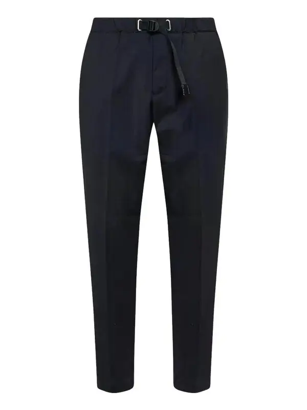 WHITE SAND Belted Trousers - Blue