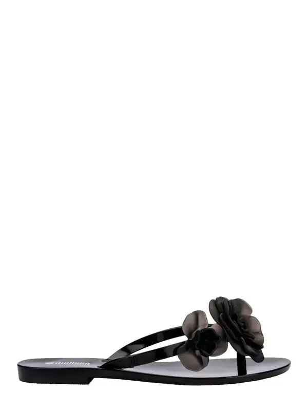 Melissa Harmonic Springtime Flip-flops - Black