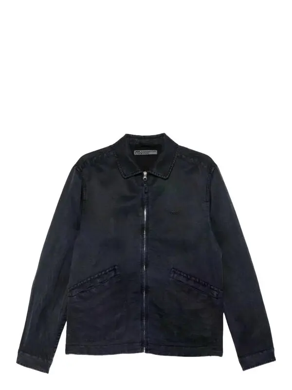 MASSIMO OSTI STUDIO Zip-fastening Long-sleeve Jacket - Blue
