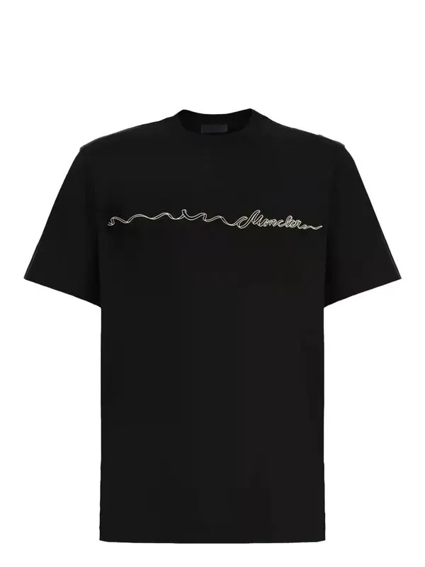 Moncler Logo-detail T-shirt - Black