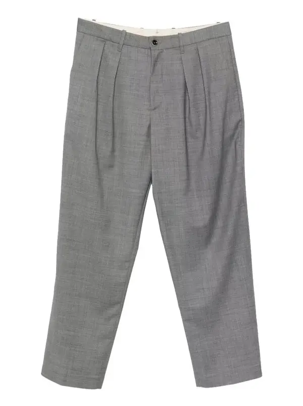NINE:INTHE:MORNING Pleated Tailored Trousers - Grey
